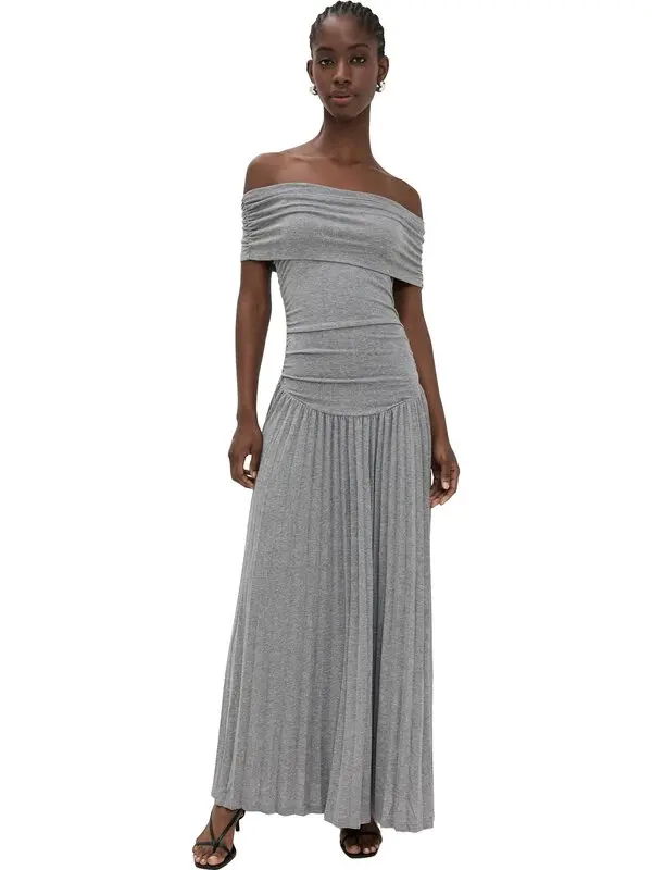 Lioness Field Of Dreams Maxi Dress - Grey