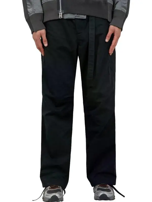 Sacai Ripstop Cargo Trousers - Black