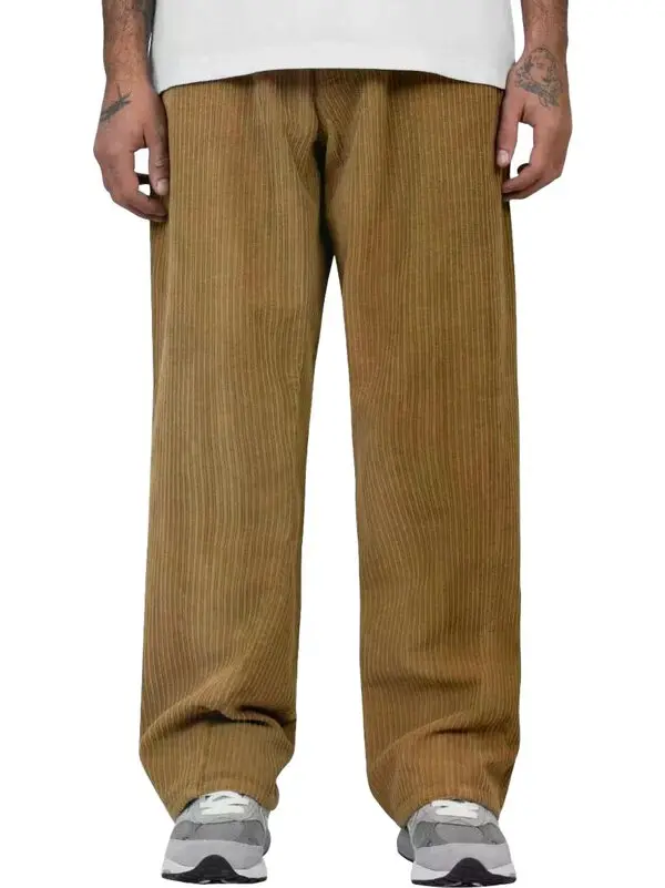 SUNFLOWER Wide-leg Corduroy Trousers - Brown