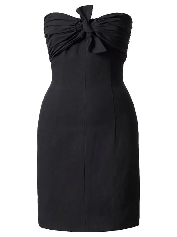 Tove Dipti Strapless Mini Dress - Black