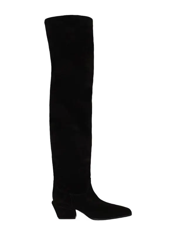 Paris Texas Bettina Over-the-knee Boots - Black
