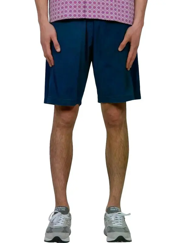 Universal Works Washed Cotton Shorts - Blue