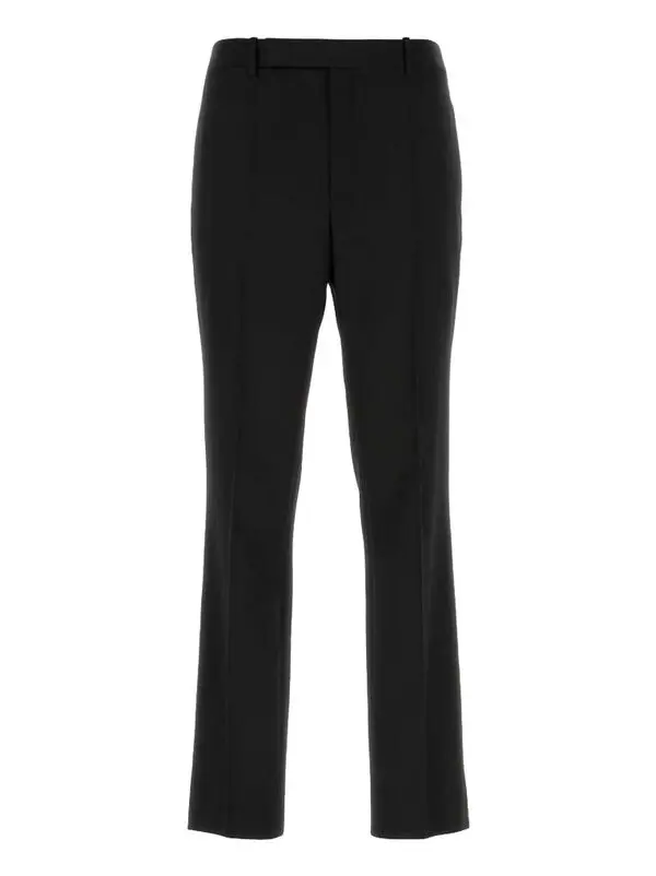 Saint Laurent Wool Trousers - Black