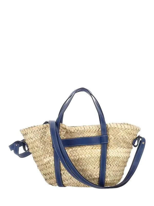 FILIPPO CATARZI Tote Bag With Adjustable Strap - Naturale/bluette