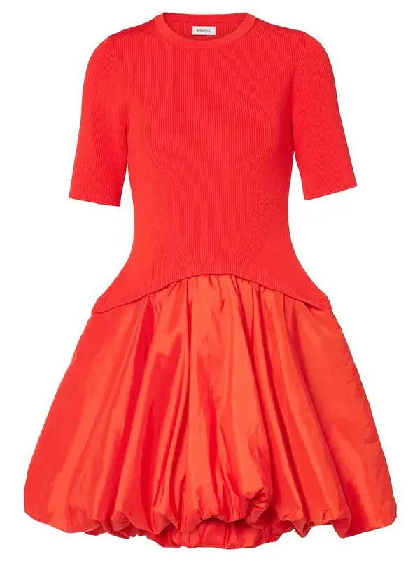 Simkhai Kenny Minidress In Fiery - Red