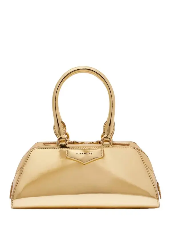 Givenchy Antigona East-west Mini Leather Tote Bag - Gold