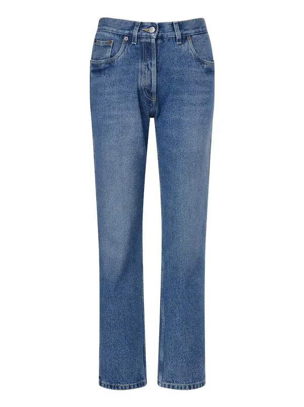 Prada Low-rise Straight Jeans - Blue