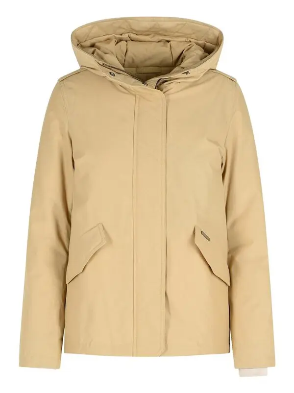 Woolrich Military Cotton-blend Goose Down Jacket - Beige