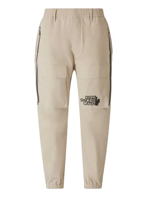 Dsquared2 Cargo Utility Pants - Beige