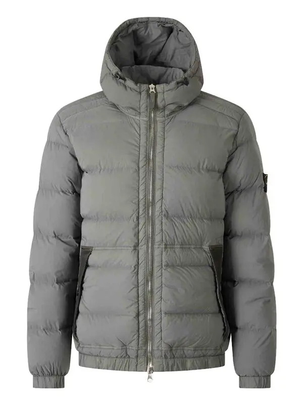 Stone Island Technical Short Down Jacket - Green