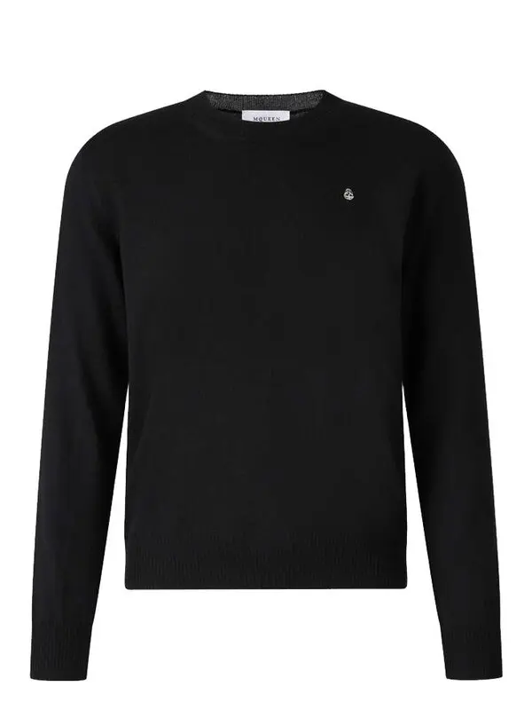 Alexander McQueen Crew Neck Sweater - Black