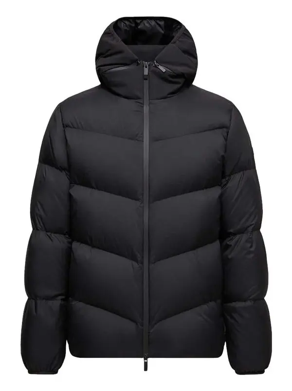 Moncler Forez Hooded Down Jacket - Black