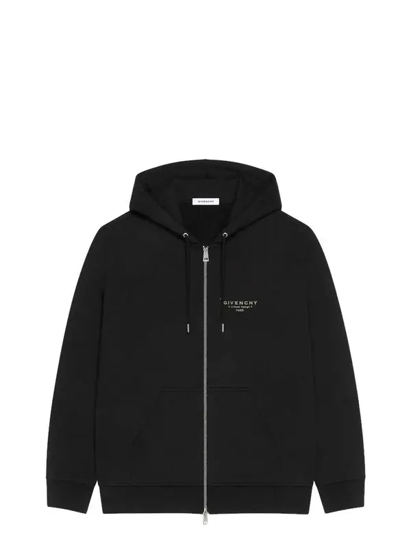 Givenchy Zip-up Hoodie - Black