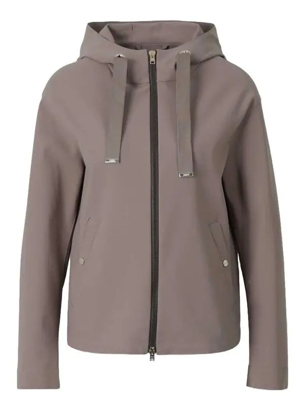 Herno Technical Hooded Jacket - Brown