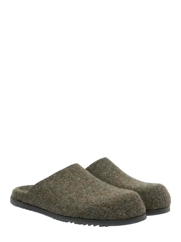 Rick Owens Granola Slides - Green