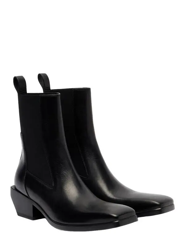 Rick Owens Sliver Ankle Boots - Black