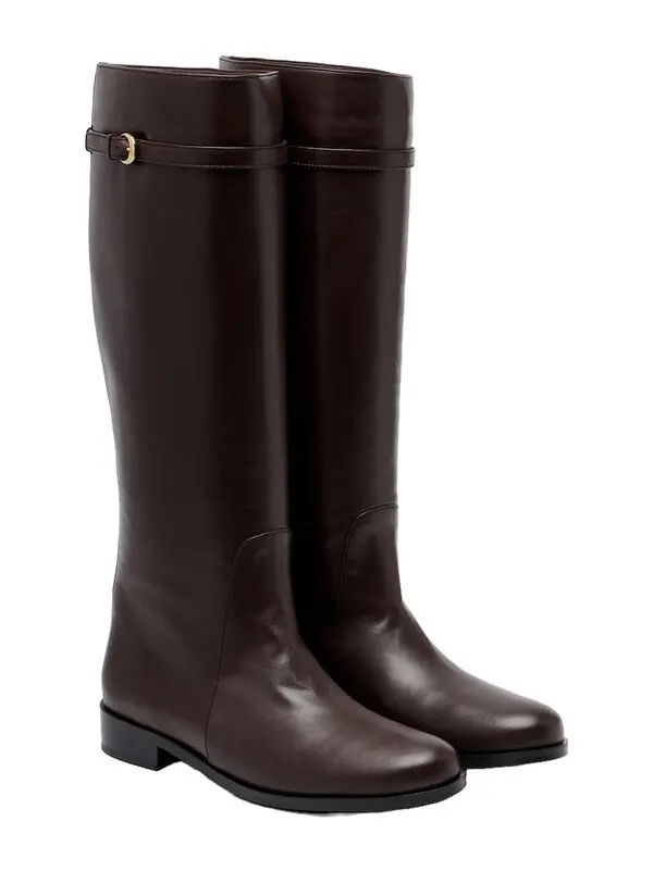 Staud Harlow Leather Knee-high Boots - Brown