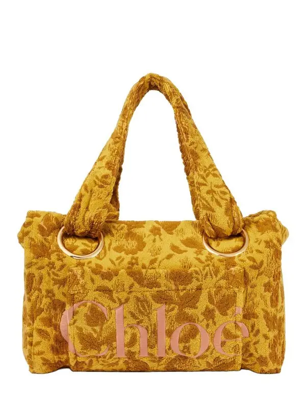 Chloé Plage Large Terry Tote - Yellow