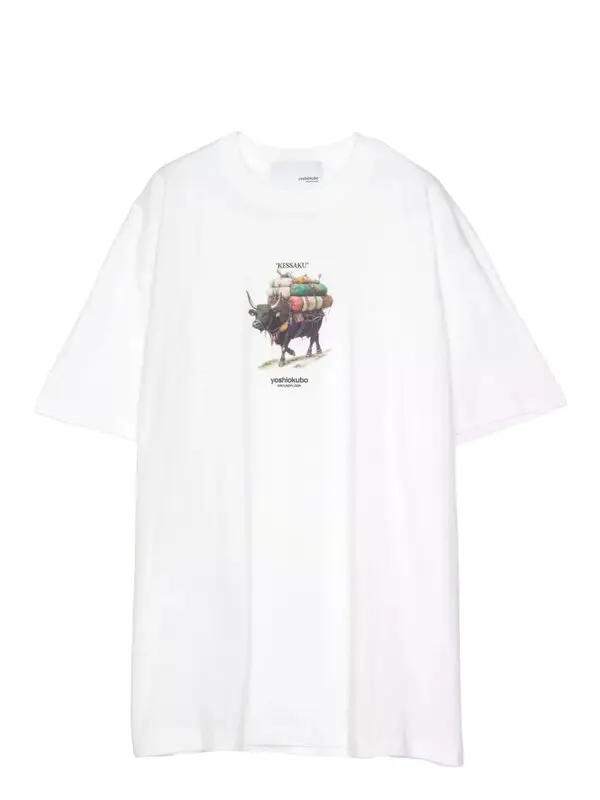 YOSHIOKUBO Yak Cotton T-shirt - White
