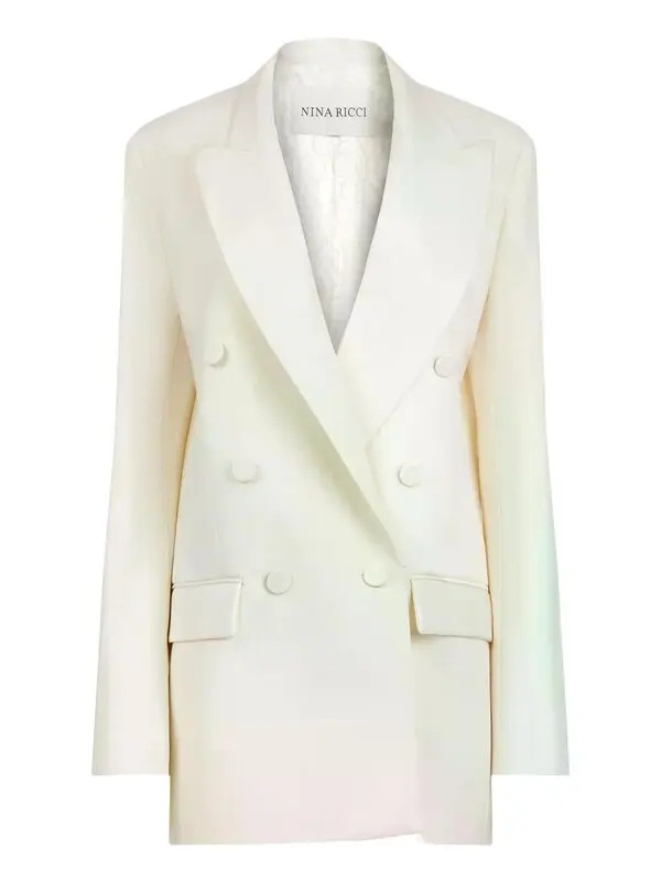 Nina Ricci Double-breasted Blazer - White