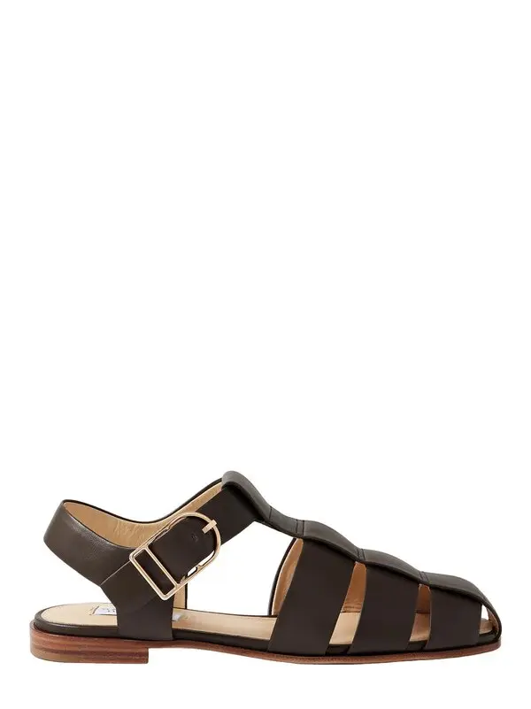 Gabriela Hearst Lynn Leather Sandals - Brown