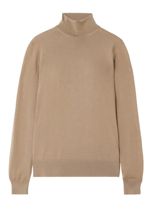 Ralph Lauren Cashmere Turtleneck Sweater - Brown