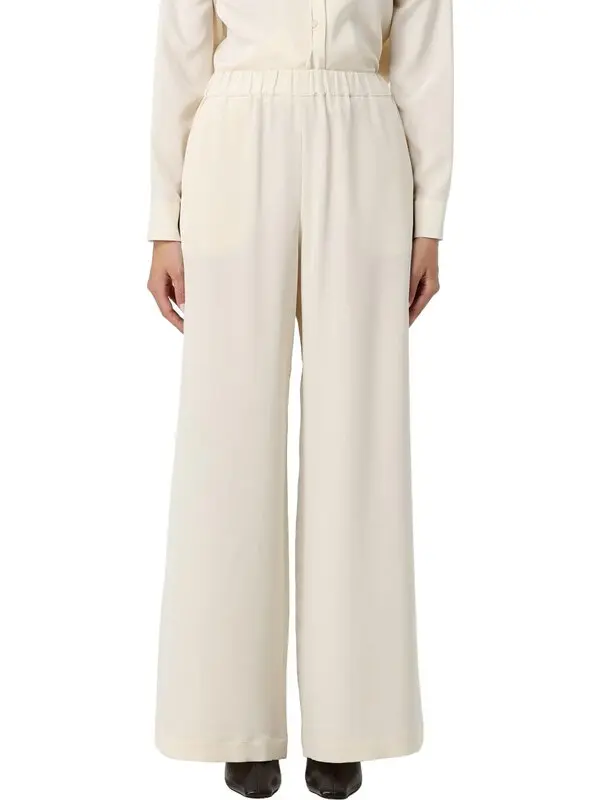 Max Mara Wide Leg Pants - White