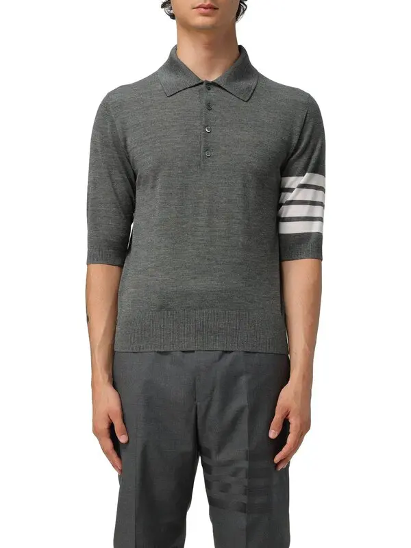 Thom Browne Polo Shirt - Grey