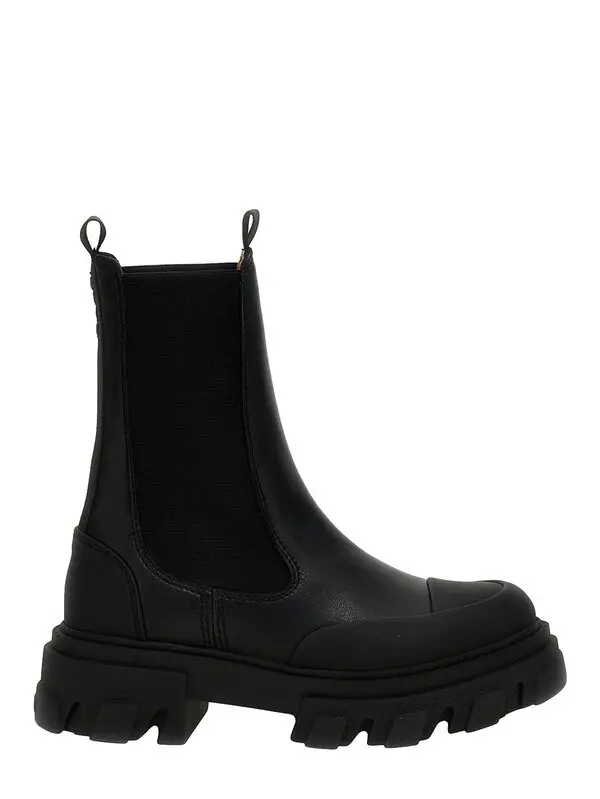 GANNI Chelsea Boots - Black