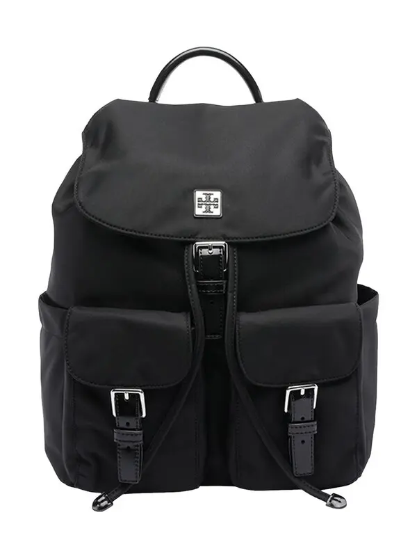 Tory Burch Virginia Recycled Nylon Backpack - Black
