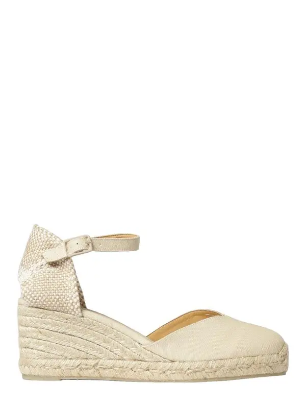 CastaÑer Espadrille Wedge Sandals - Ivory