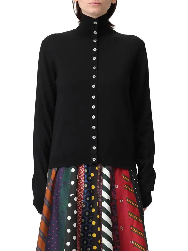 Moschino Button Detailed Sweater - Black