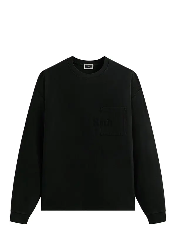 Kith Long-sleeve Quinn Tee - Black