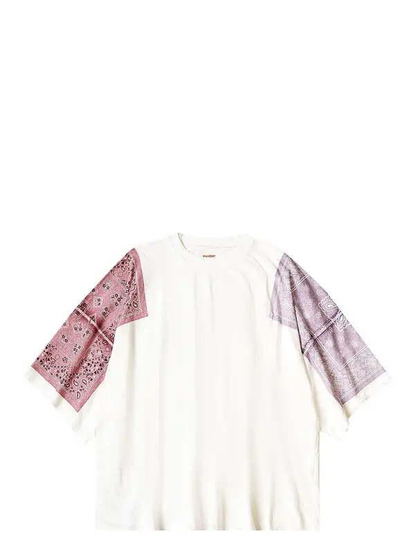 Kapital Jersey Bandanna Huge T-shirt - Purple