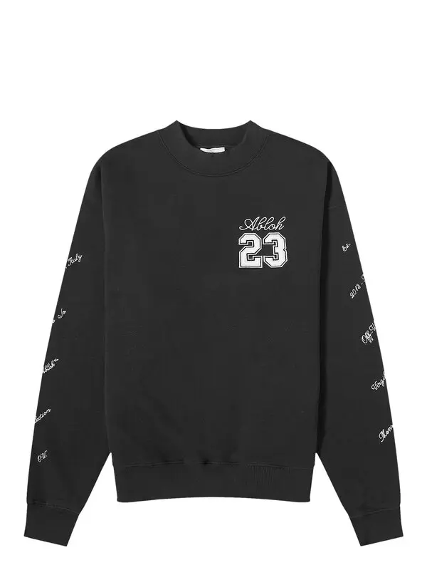 Off-White 23 Logo Skate Crewneck - Black