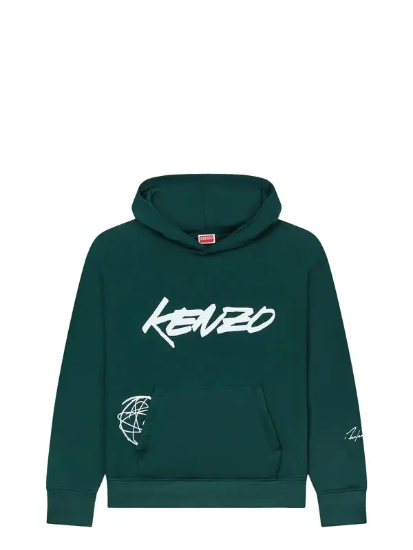 Kenzo Futura Padded Hoodie - Green