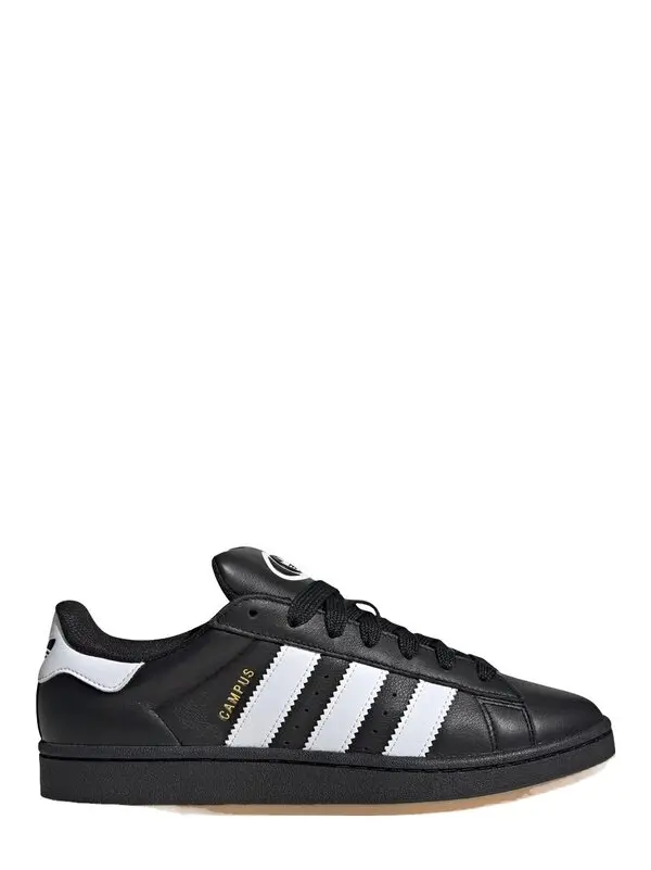 Adidas Campus 00s 'core Leather Gum' Sneakers - Black