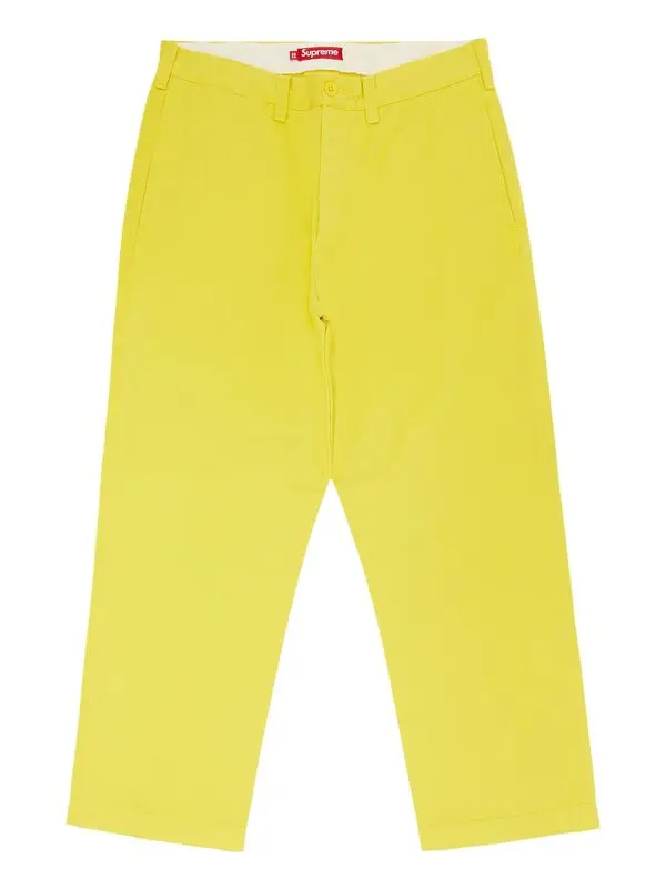 Supreme Chino Pant - Yellow