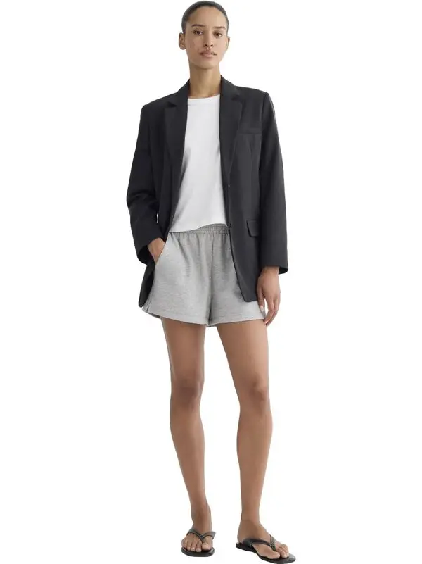 Everlane Off Duty French Terry Short - Heathered Grey