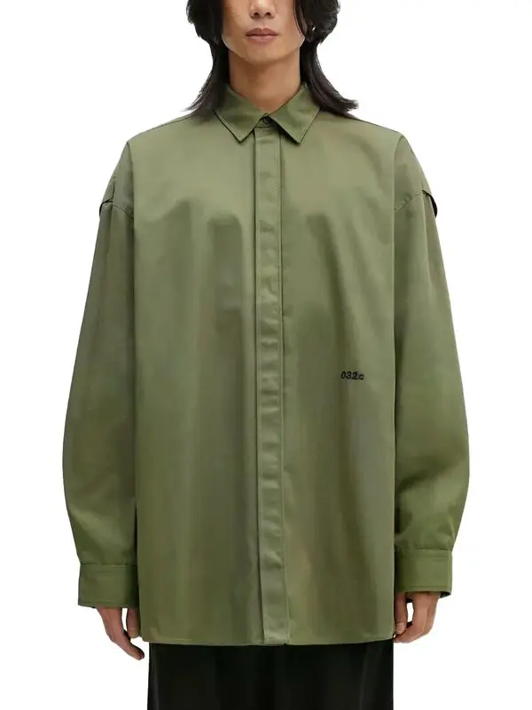 032C Steaming Optional Shirt - Green