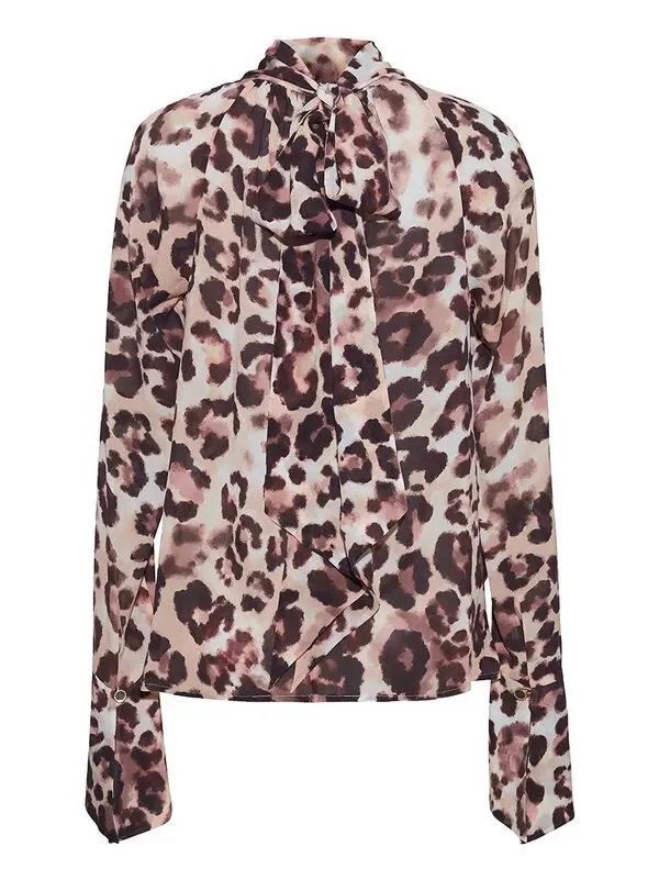 Cara Cara Sundance Top - Abstract Cheetah Ivory
