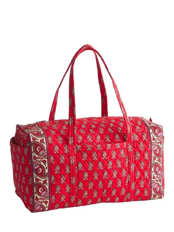 VERA BRADLEY Large Original Duffel Bag - Red