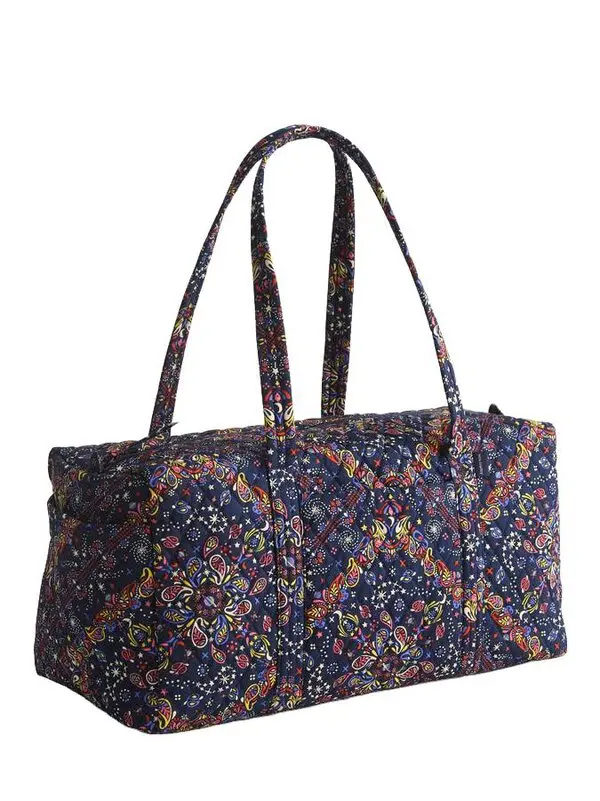 VERA BRADLEY Original Duffel Bag In Starry Paisley - Blue