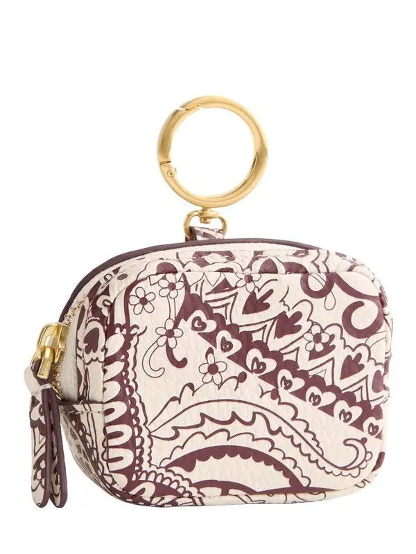 VERA BRADLEY Zip Earbud Bag Charm - Red