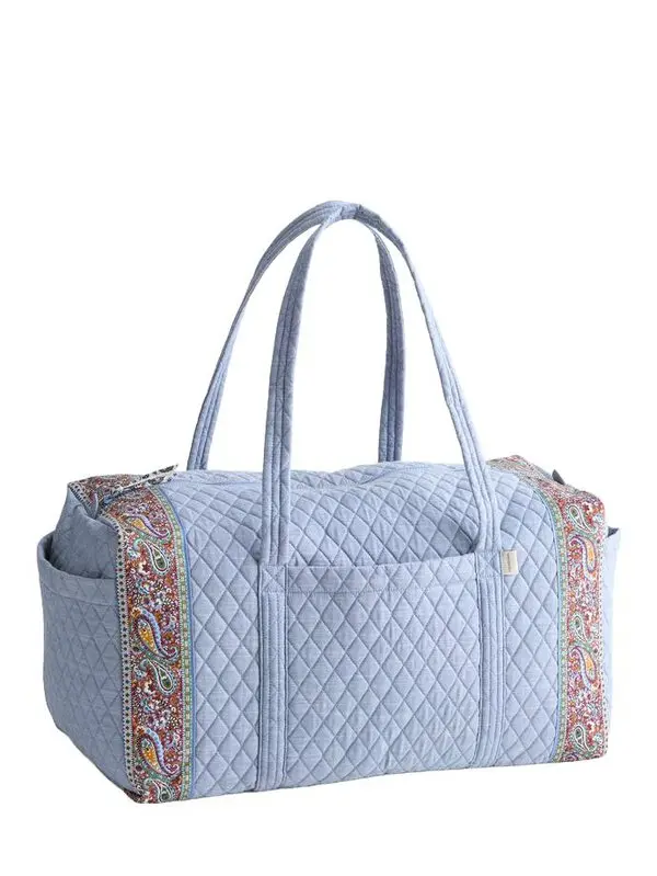 VERA BRADLEY Large Original Duffle Bag - Blue