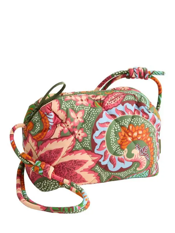 VERA BRADLEY Blake Crossbody Bag - Green/orange