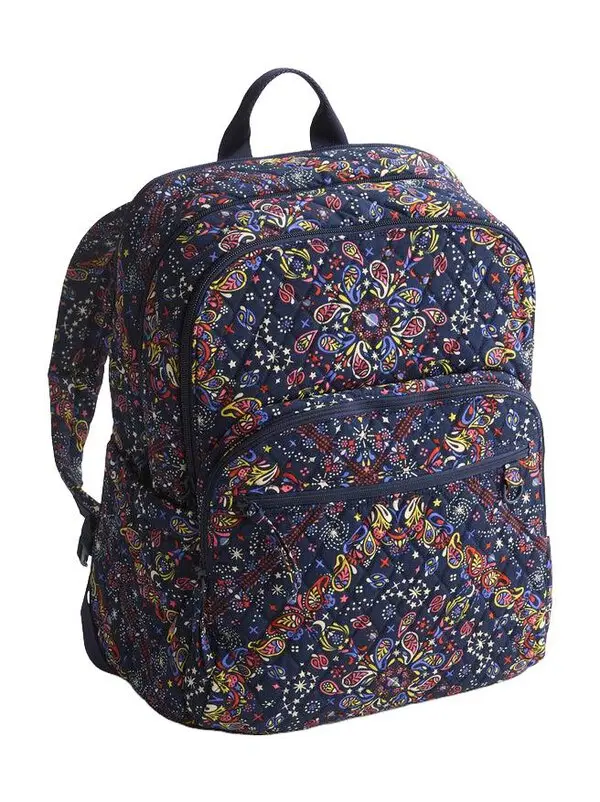 VERA BRADLEY Large Bancroft Backpack - Blue