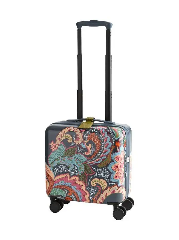 VERA BRADLEY Mini Adair Spinner Rolling Luggage - Gray