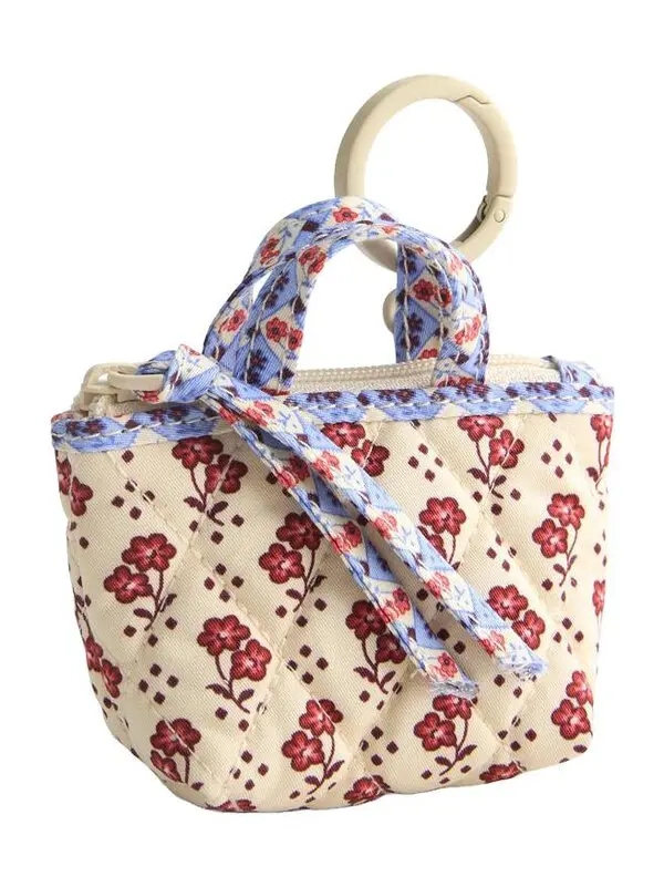 VERA BRADLEY Original Tote Bag Charm - Red
