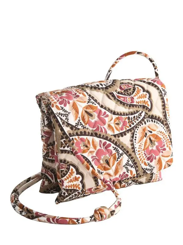 VERA BRADLEY Baird Hipster Crossbody Bag - Brown/pink